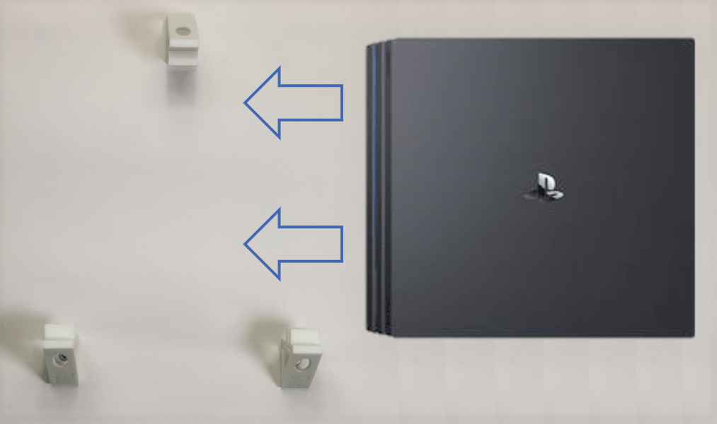 Ps4 mounting bracket store