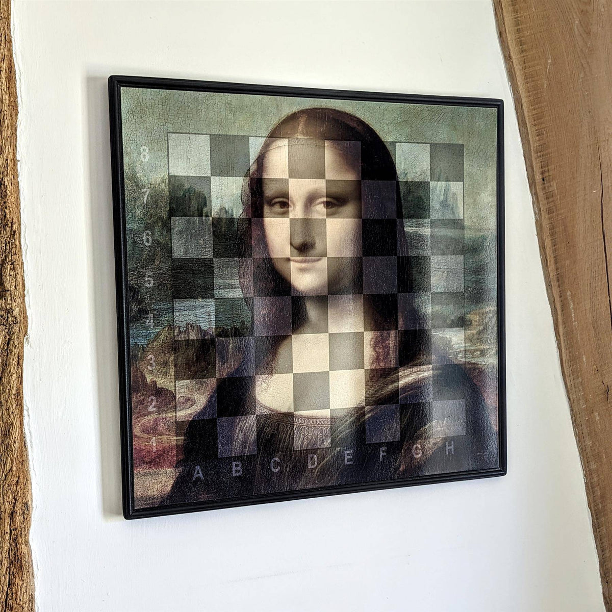 Vertical Chess Board Wall Set Or Table Magnetic - Mona Look | 3DCabin