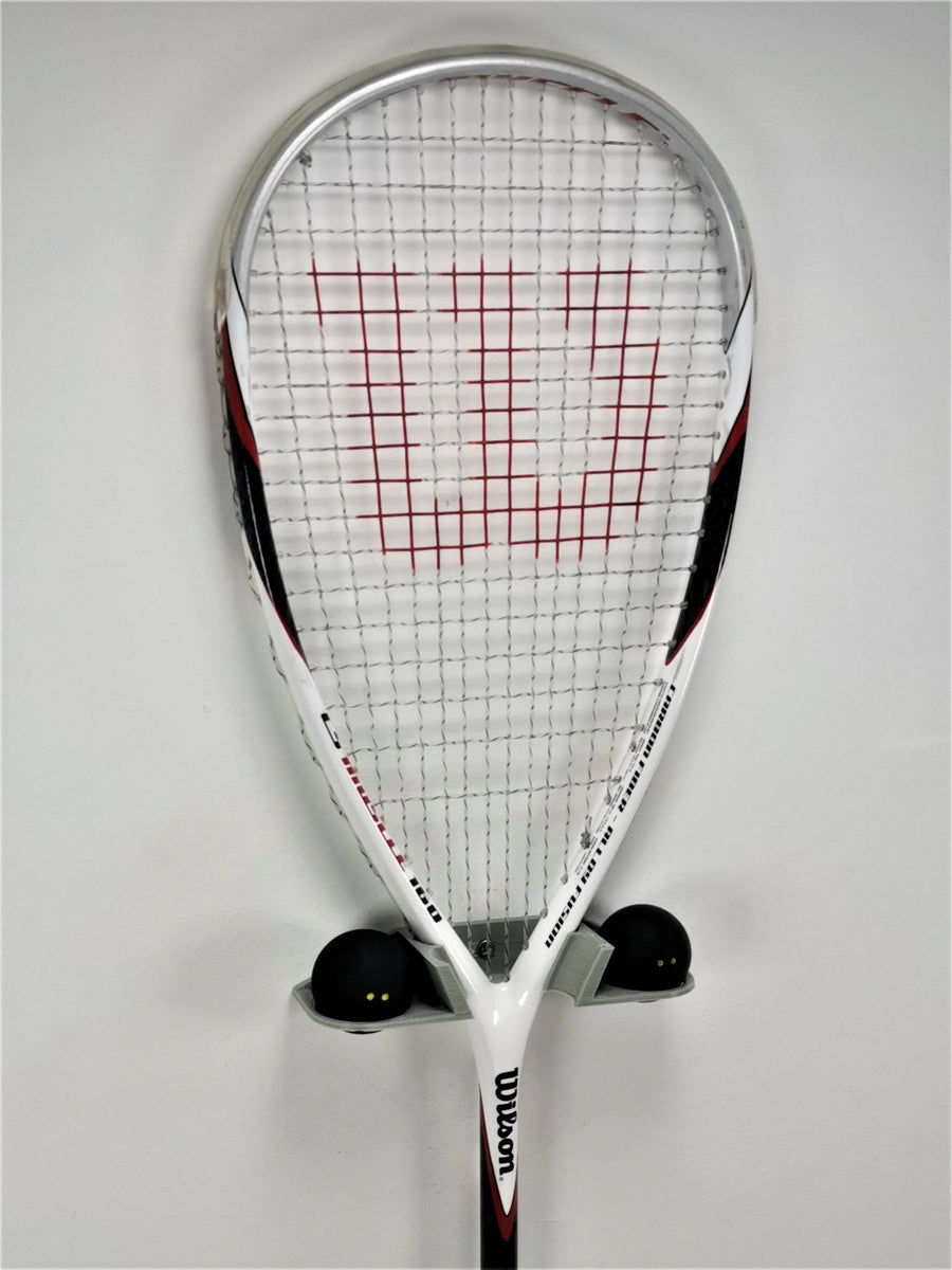 Squash Racket & Ball Holder Wall Mount Wall Bracket | 3DCabin